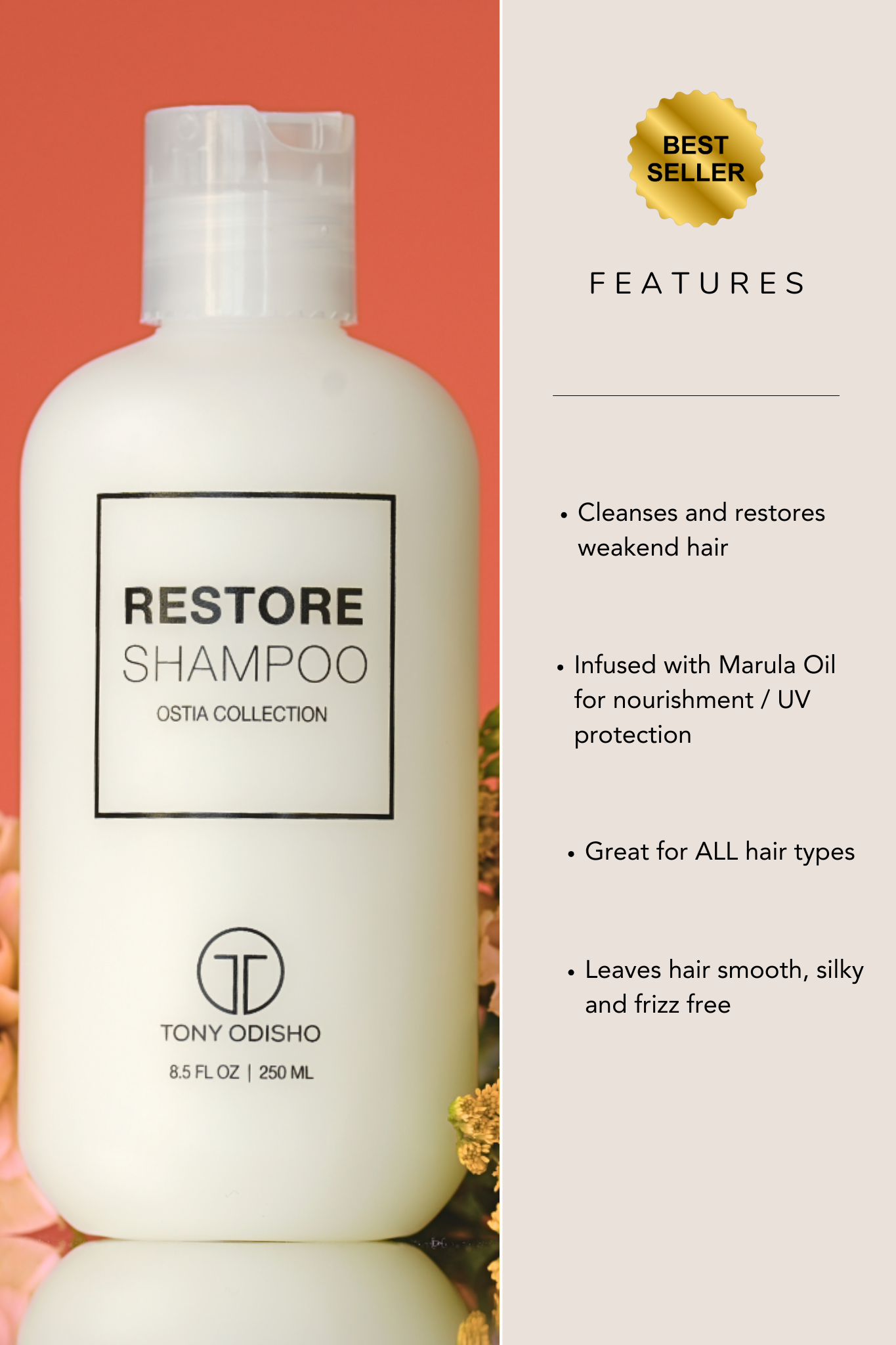 Restore Shampoo – Tony Odisho Hair Extensions